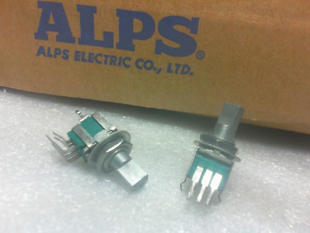 Japan ALPS double potentiometer 503B...50k. 15mm handle lioujiao ...