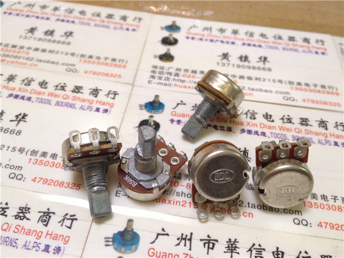 Type 148 IDL single joint potentiometer B50K handle long 15MMF round ...