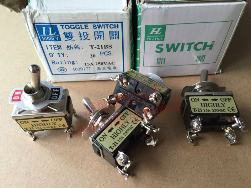 Taiwan imported highly T-21BS 4 foot toggle switch toggle switch toggle ...